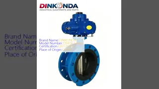 DINKONDA Pneumatic Butterfly Valve for Industrial Power