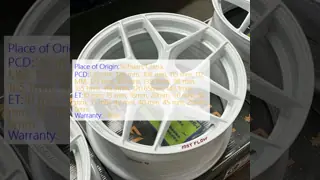 Custom Gloss White Forged Wheels For Sporty Car Upgrades