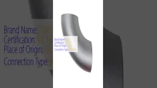Premium 316 304 Stainless Steel 90 Degree Elbow Pipe Fitting