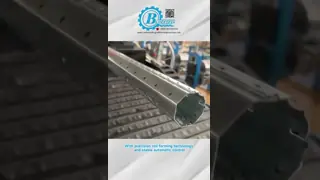 octagonal steel tube roll forming machine/roller door shaft machine