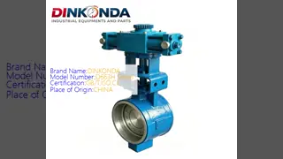 DINKONDA Triple Eccentric Welded Butterfly Valve Solution