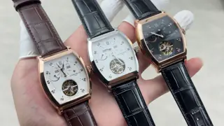 Luxury Tonneau‑Shaped Tourbillon Men Watch | Mechanical Skeleton Wristwatch for Wholesale
