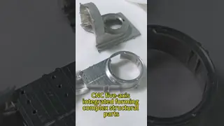 5-Axis CNC Custom Complex Aluminum Housing with Deep Cavity and Rib Structure