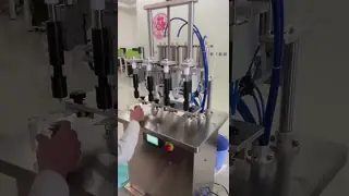 4 nozzle perfume filling machine