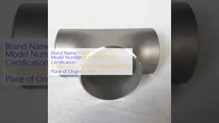 Super Duplex Steel Barred Tee ASME B6  Pipe Fitting