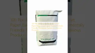 Premium Kraft Paper Valve Bags for Industrial Packaging