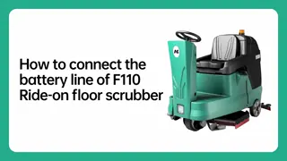F110B Industrial Ride On Floor Scrubber Review