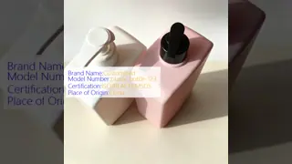 980ml HDPE Pump Bottle Professional Cosmetic Packaging