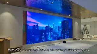 P2.22 indoor module 7680 Hz refresh rate 140° Ultra‑Wide Viewing Angle