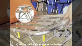 Automatic Loading Rescue Stretcher with Adjustable Backrest