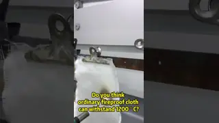 1200℃ Direct Flame – It Survives Unscathed? – Suntex  Silica Fabric Put to the Test
