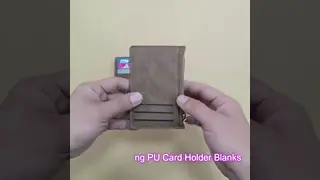 Laser engravable card holder blanks