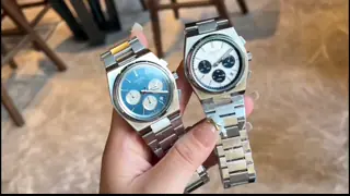 Retro Stainless Steel Chronograph Watch Men Business Wristwatch