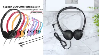 JTY-857 Aviation Museum Head Mounted Wired Headphones