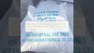 High Purity 94 Percent Calcium Chloride Industrial Grade