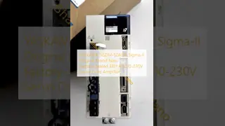 Yaskawa SGDM 50ADA Sigma II Servo Drive Overview