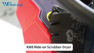 KW8 High-Efficiency Ride-On Floor Scrubber