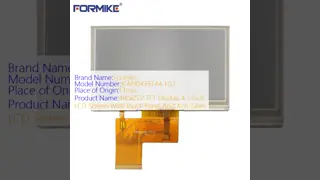 480x272 TFT LCD Display with Touch Panel and Anti Glare