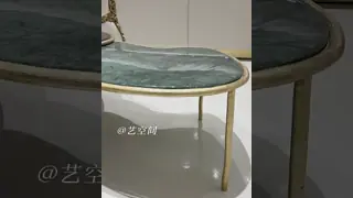 Luxury Cloud Shape Marble Coffee Table for Modern Living