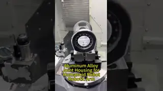 5-Axis CNC Machined Humanoid Robot Arm Joint Housing - Billet Aluminum