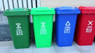 Durable 240 Liter Wheeled Waste Bin for Home and Business