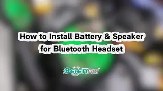 How To Install Battery & Speaker for Bluetooth Hedset