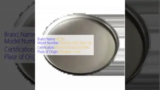 Premium Stainless Steel Pipe Caps ASME B6  Quality