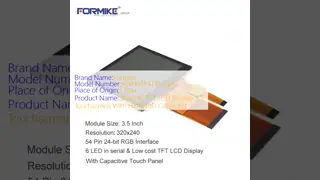Compact 320x240 TFT LCD Touchscreen Module Review