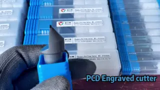 PCD 1F stone engraving cutter with water hole for marble