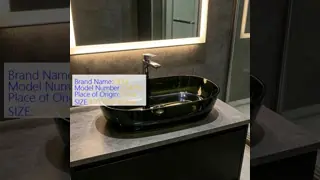 Modern Oval Artificial Stone Vessel Sink for Luxury Bathrooms