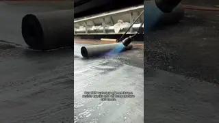 SBS Modified Bitumen Waterproof Membrane Standard Torch-Down Construction