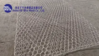 Galfan Gabion Basket Cage Retaining Wall Hydraulic Stone Mattress
