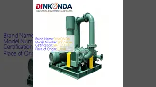 DINKONDA GLOBAL Water Cooled Roots Blower for Power Plants