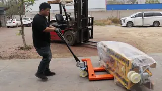 How to use hand pallet truck