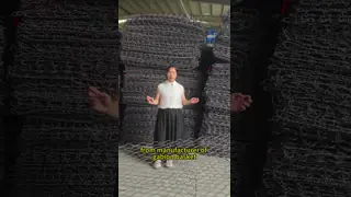 Hot-Dip Galvanized PVC Coated Hexagonal Mesh Gabion Basket 2x1x1m