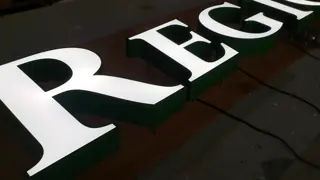 Custom Frontlit 3D LED Channel Letters | Commercial Sign Factory