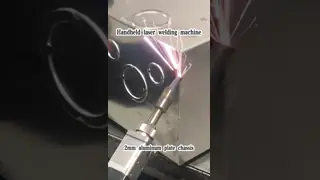 2mm Aluminum Sheets Are Precisely Welded with a Handheld Laser Welding Machine