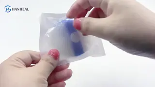 Waterproof silicone gel ear cover for baby bathing.