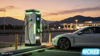 DC EV Fast Charger with 10 inch Touch Screen