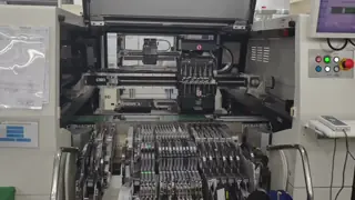 Hanwha SMT machine production video