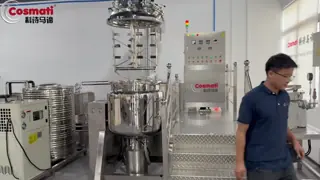 200L Vacuum Emulsifier Mixer (Steam Heating)