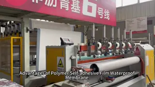 Advantages of Polymer Self‑adhesive Film Waterproof Membrane
