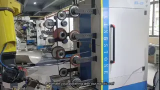 Automated Robotic Polishing Cell for Brass Fittings
