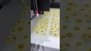 Epoxy dome sticker dispensing machine