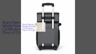 50L Rolling Cooler Bag Effortless Grocery and Travel