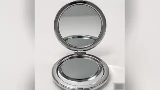 Round Folding Double Sided Makeup Mirror
