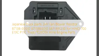 Hino 700 Fan Blower Resistor 87138E0010 Fix