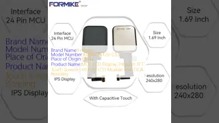 1.69 Inch TFT LCD Touch Screen Module 240x280 Resolution