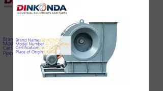 DINKONDA Industrial Low Noise Centrifugal Blower Fan