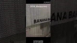 Custom‑pattern double‑hook aluminum chain curtain